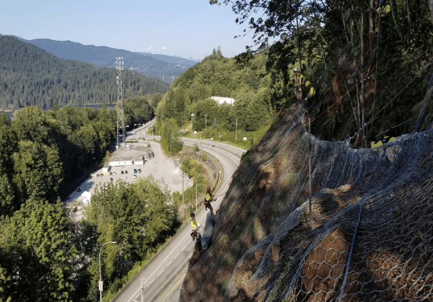 Draped Steel Mesh Replacement - Rock Barrier | GSI