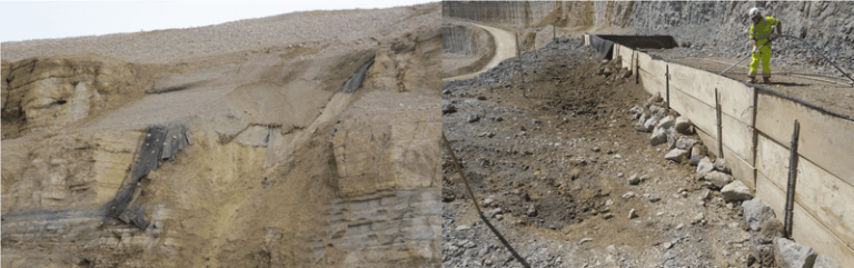 Mining Highwall Slope Stabilization | GeoStabilization
