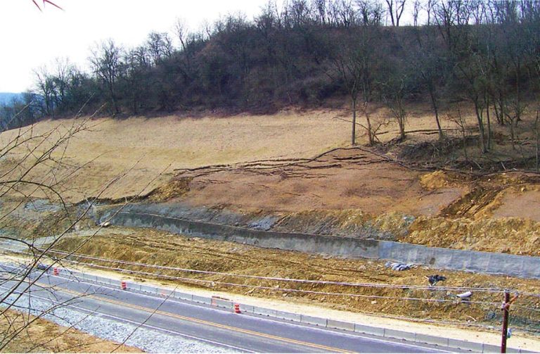 Slope Stabilization - Mechanical Buttress and Tiebacks