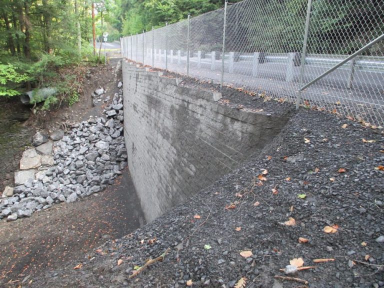 Slope Stabilization - Roadside Repair with GCS® Walls