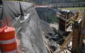 Temporary Shoring - Public DOT Highway Slope Stabilization