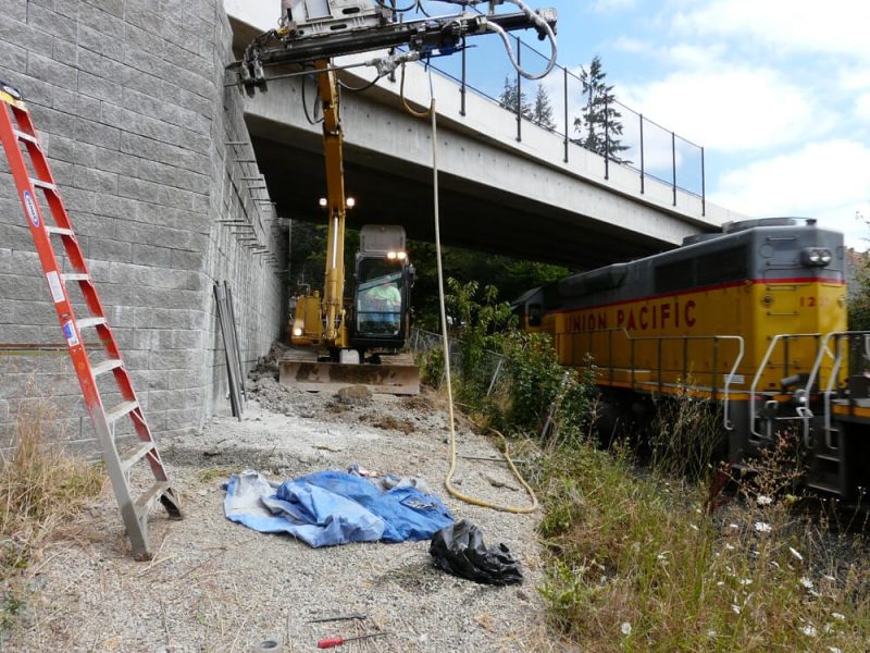 Bridge Abutment Repair using a MSE wall