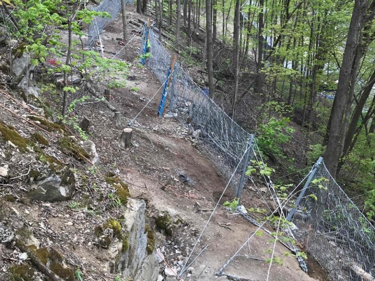 Rockfall Barriers - Catchment Areas | GeoStabilization Intl.