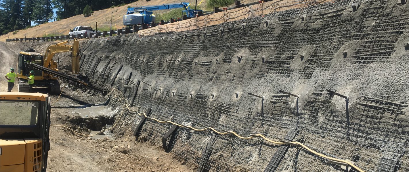 Soil Nailing - Soil Nail Wall Contractors | GeoStabilization