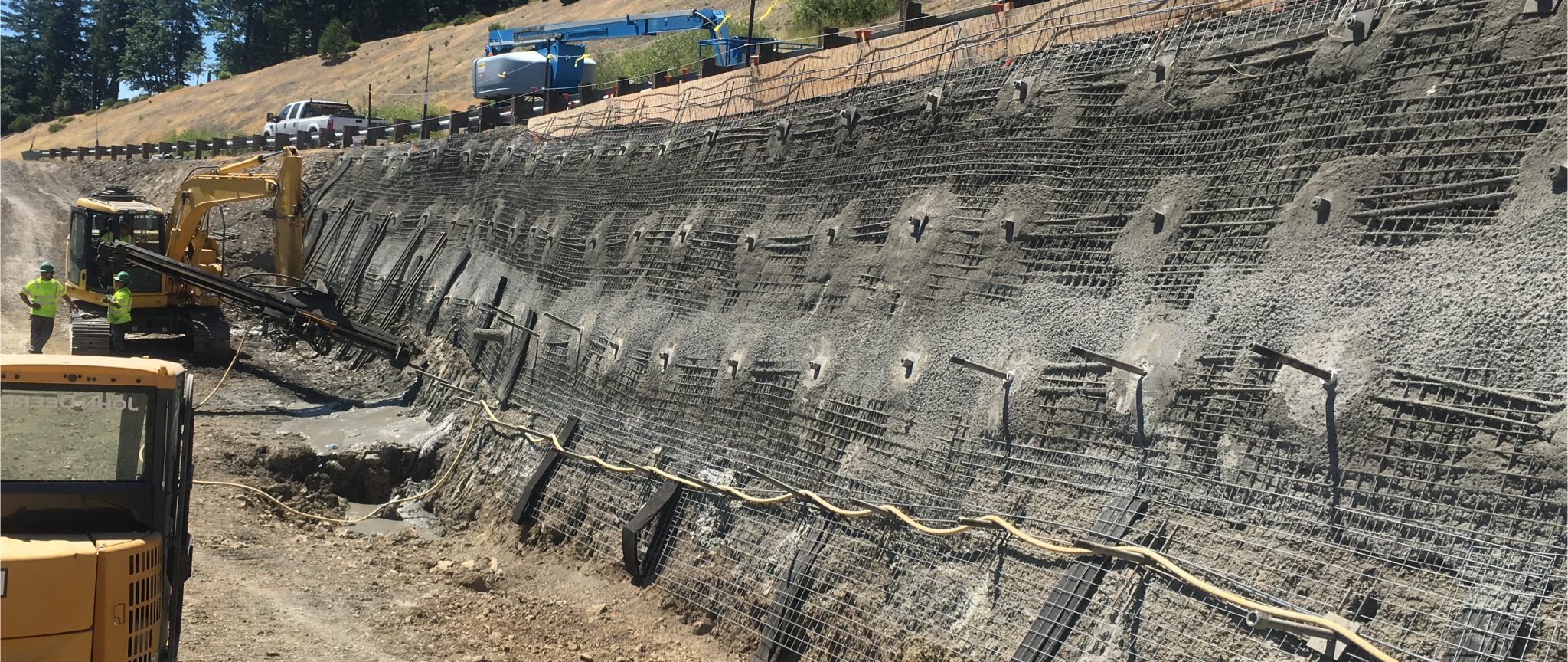 Soil Nailing - Soil Nail Wall Contractors | GeoStabilization