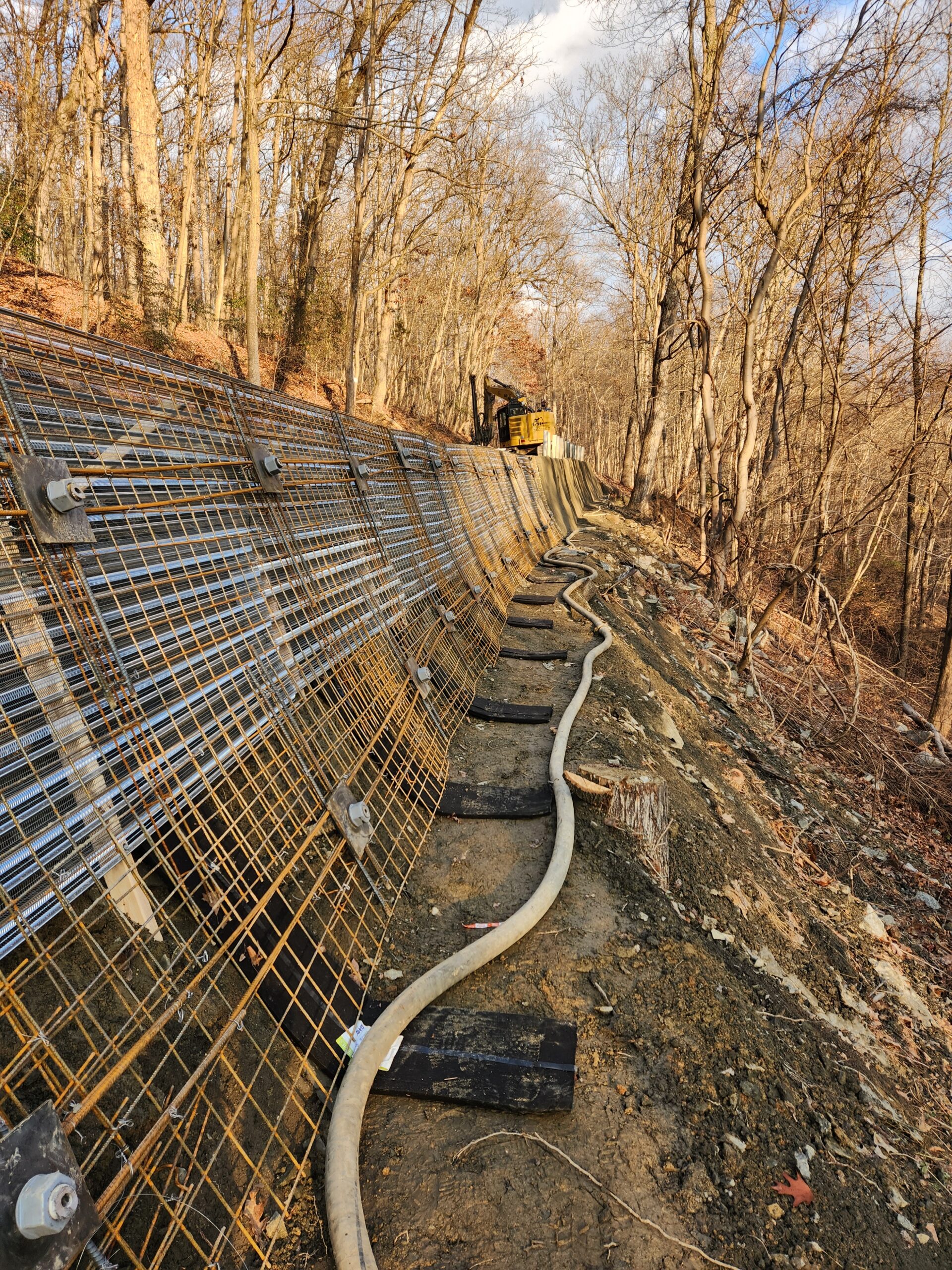 Maryland Road Embankment Stabilization - Geostabilization International